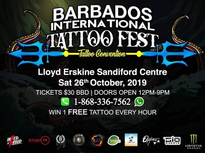 Barbados Tattoo Fest 2019 | October 2019 | Barbados | iNKPPL