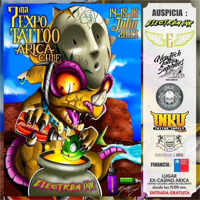 Arica Chile Tattoo Expo 2023 | July 2023 | Chile | iNKPPL
