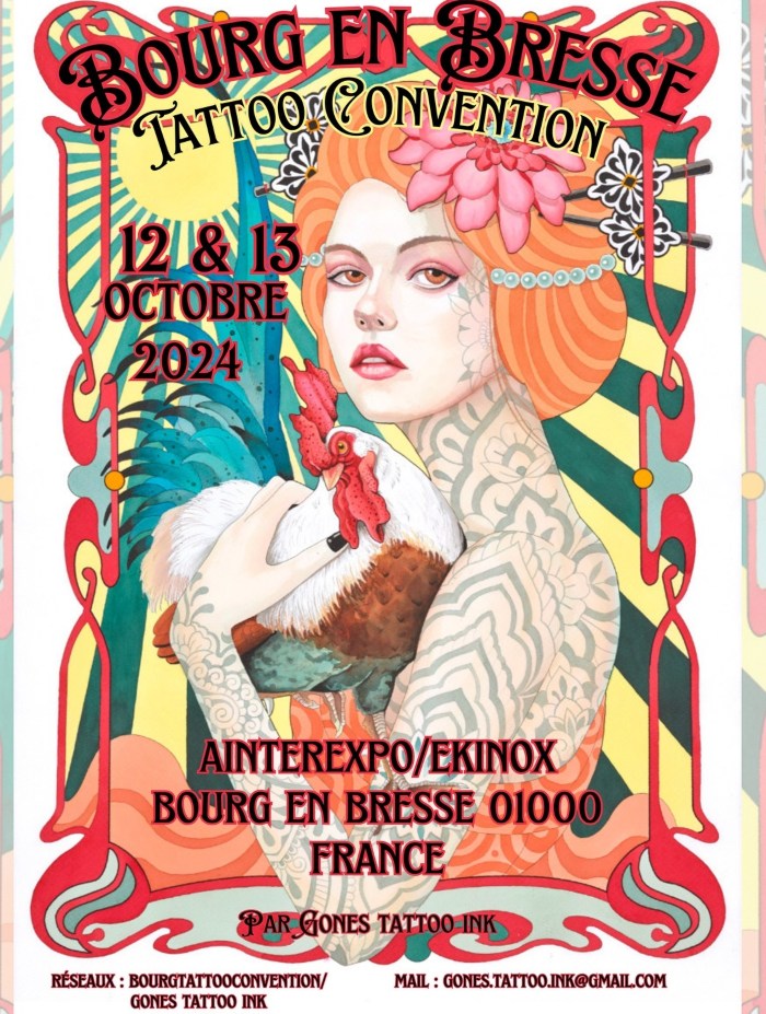 Bourg-en-Bresse Tattoo Convention 2024 | Octobre 2024 | France | iNKPPL