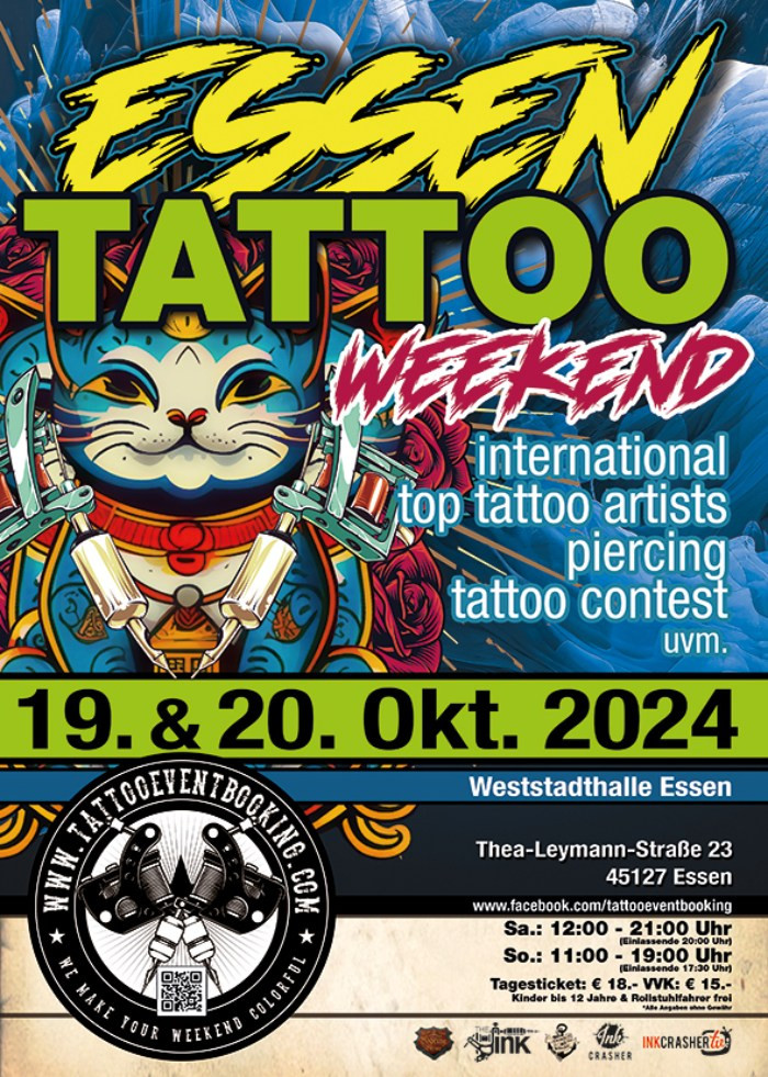 Essen Tattoo Weekend 2024 | Октябрь 2024 | Германия | iNKPPL