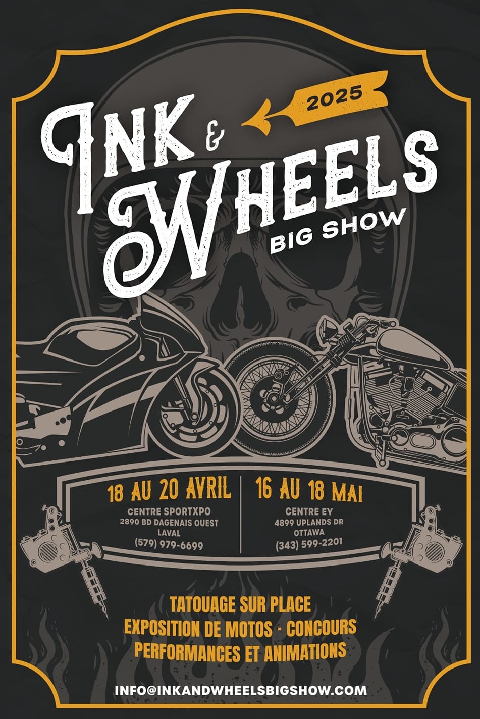 Ink & Wheels Big Show 2025 | April 2025 | Canada | iNKPPL
