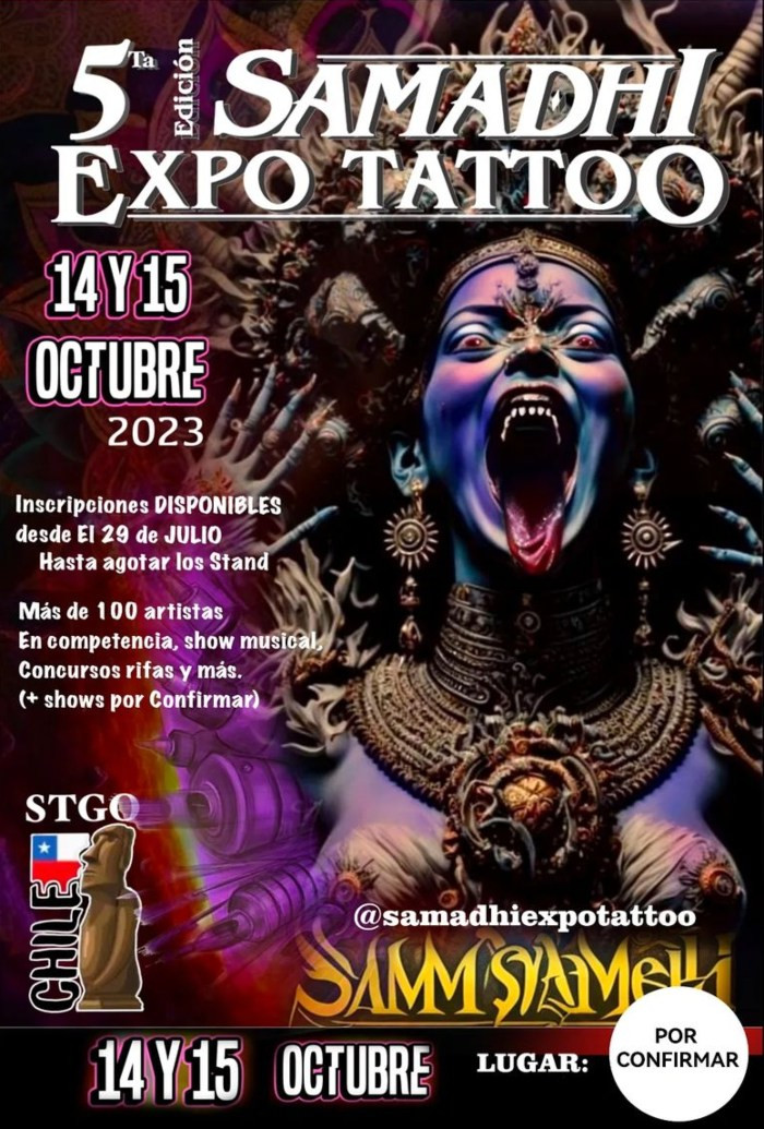 Samadhi Tattoo Expo 2023 (October) | October 2023 | Chile | iNKPPL