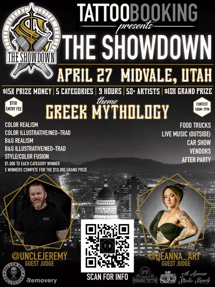 Tattoo Booking Showdown 2024 | April 2024 | United States | iNKPPL