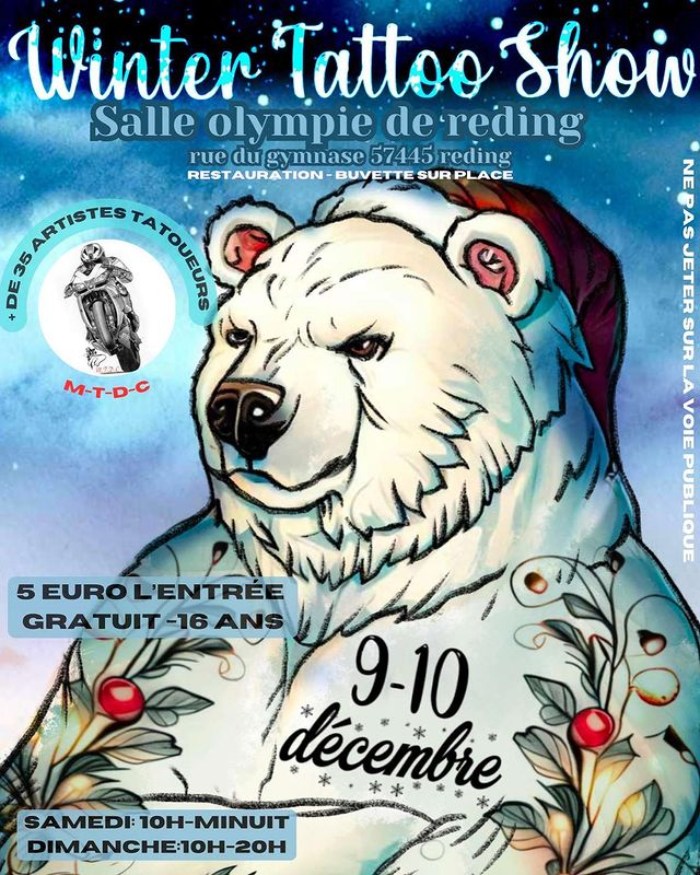 Winter Tattoo Show 2023 December 2023 France Inkppl