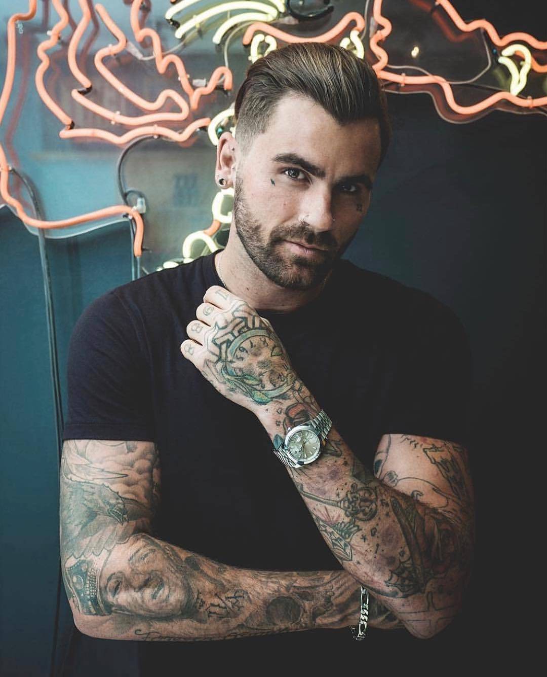 Tattoo model Chris Perceval | Sydney | Australia | iNKPPL