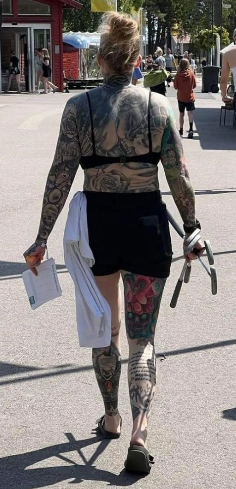 Tattoo model Andrea Lindroos | Hässelby Strand | Sweden | iNKPPL