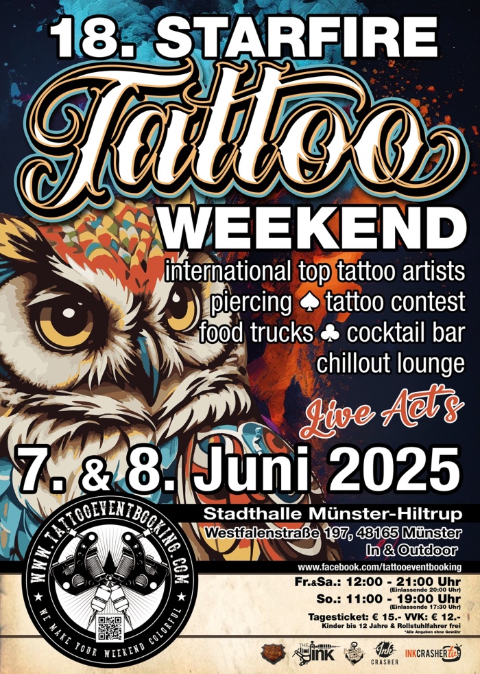 Starfire Tattoo Weekend #18 | Июль 2025 | Германия | iNKPPL