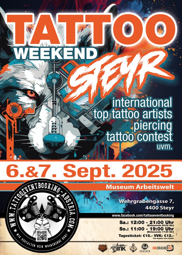 Steyr Tattoo Weekend | Сентябрь 2025 | Австрия | iNKPPL