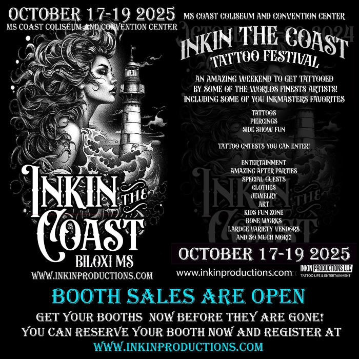 Inkin The Coast Tattoo Festival #13 | October 2025 | United States | iNKPPL