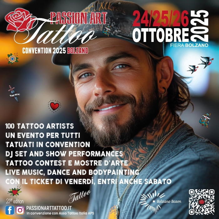 Passion Art Tattoo Convention Bolzano #21 | October 2025 | Italy | iNKPPL