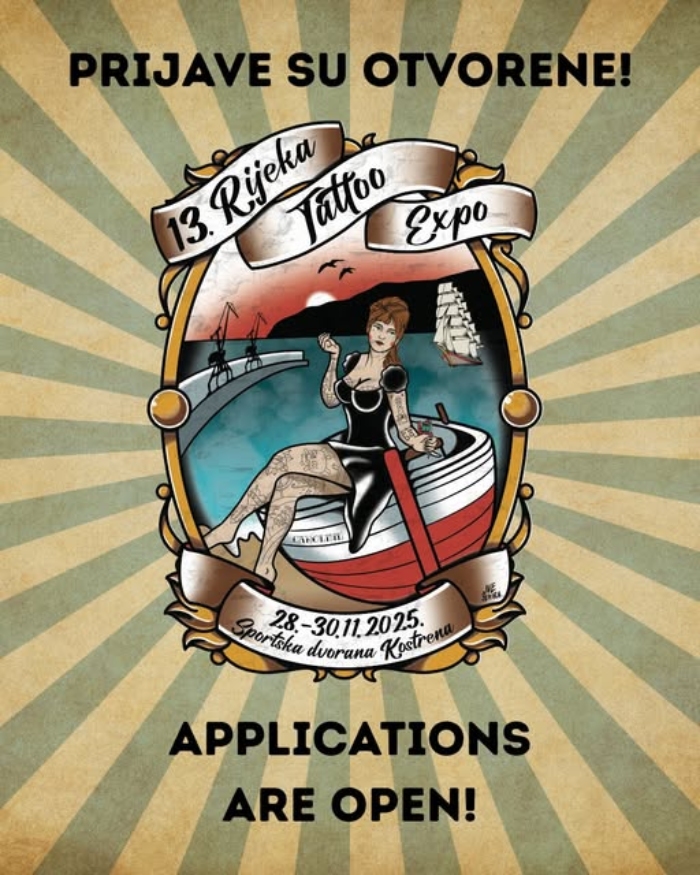 Rijeka Tattoo Expo #13 | Ноябрь 2025 | Хорватия | iNKPPL