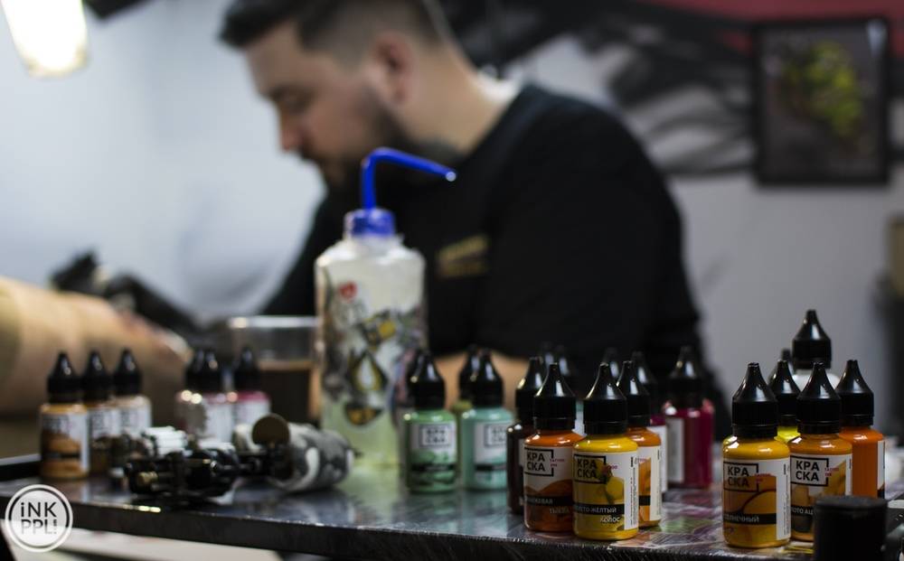The КРАСКА Tattoo Ink - Pigments testing | iNKPPL